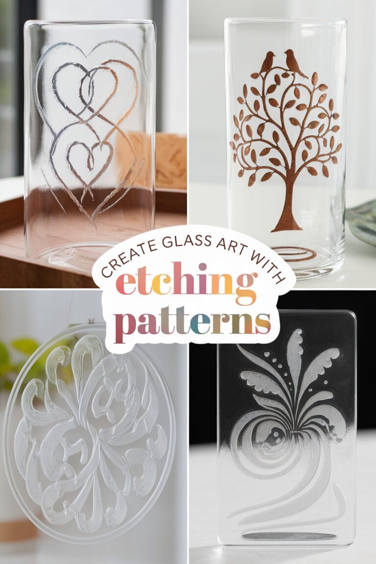 Create Stunning Glass Art with Beginner Etching Patterns – craftering