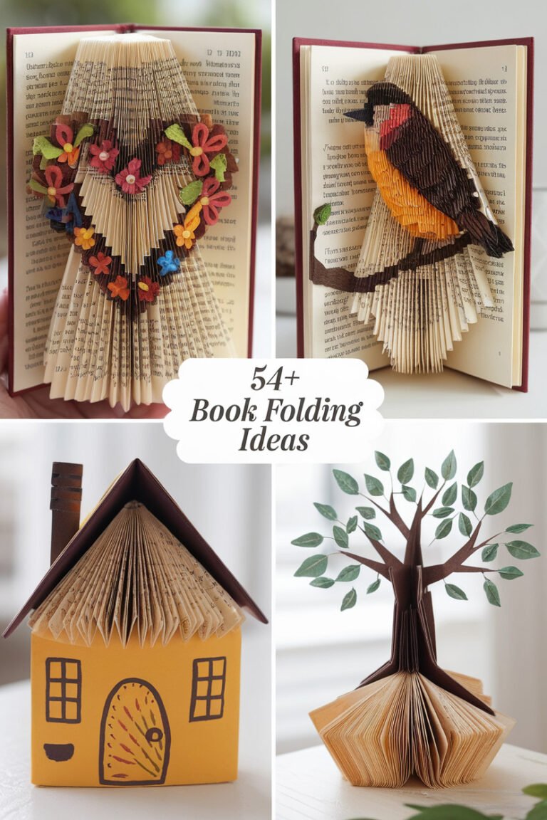 54+ Stunning Ideas for Book Folding to Inspire Your Craft – craftering
