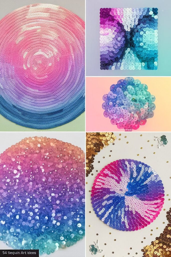 54+ Best Sequin Art Ideas to Spark Your Creativity – craftering