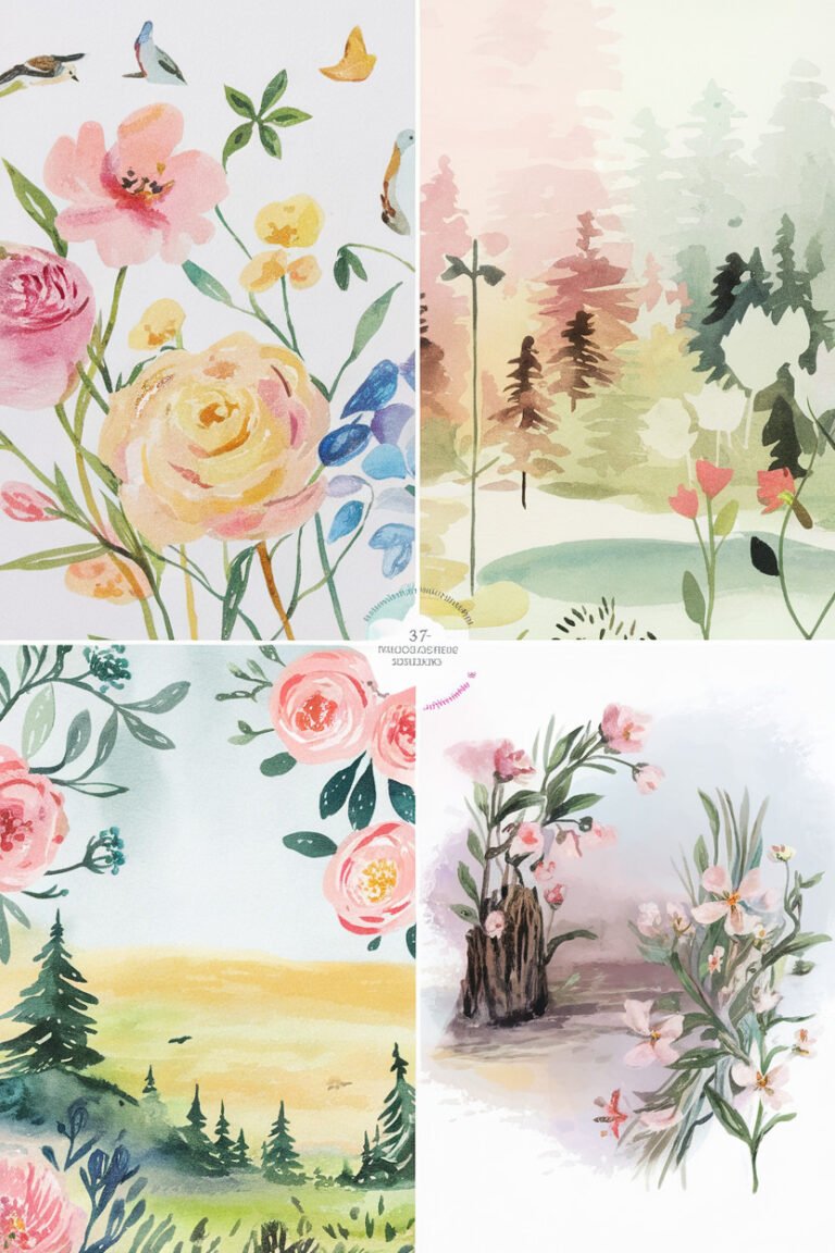 37+ Beautiful Watercolor Card Ideas to Spark Your Creativity – craftering