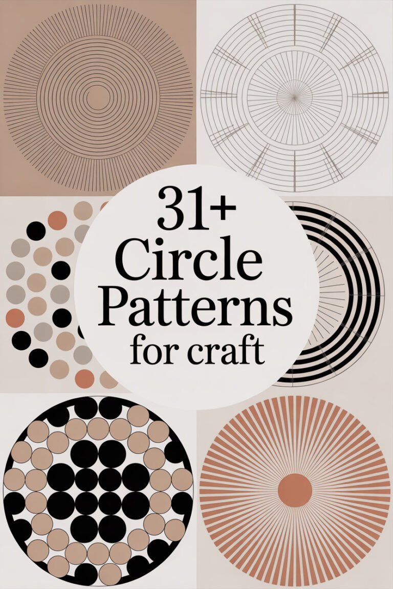 31+ Well-Loved Circle Patterns to Inspire Your Next Craft – craftering
