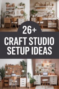 26+ Favorites for Craft Studio Setup to Inspire Your Creativity ...
