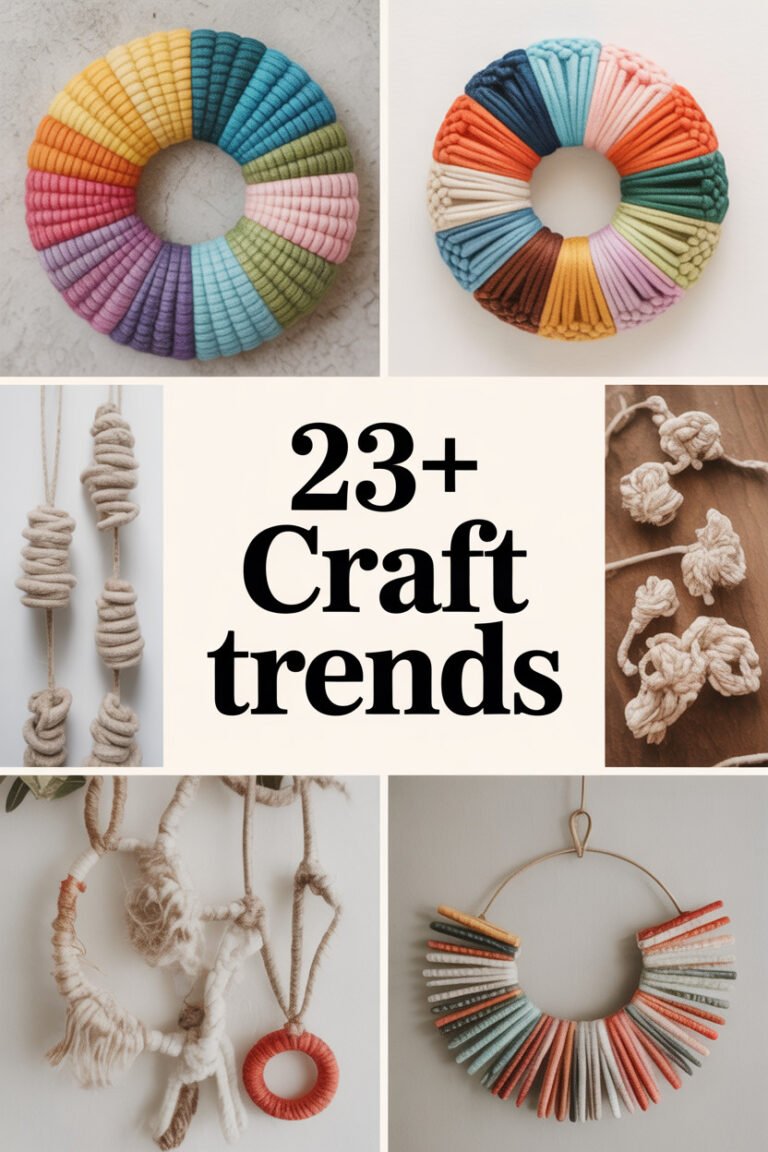 23+ Handpicked Craft Trends to Inspire Your Creativity – craftering
