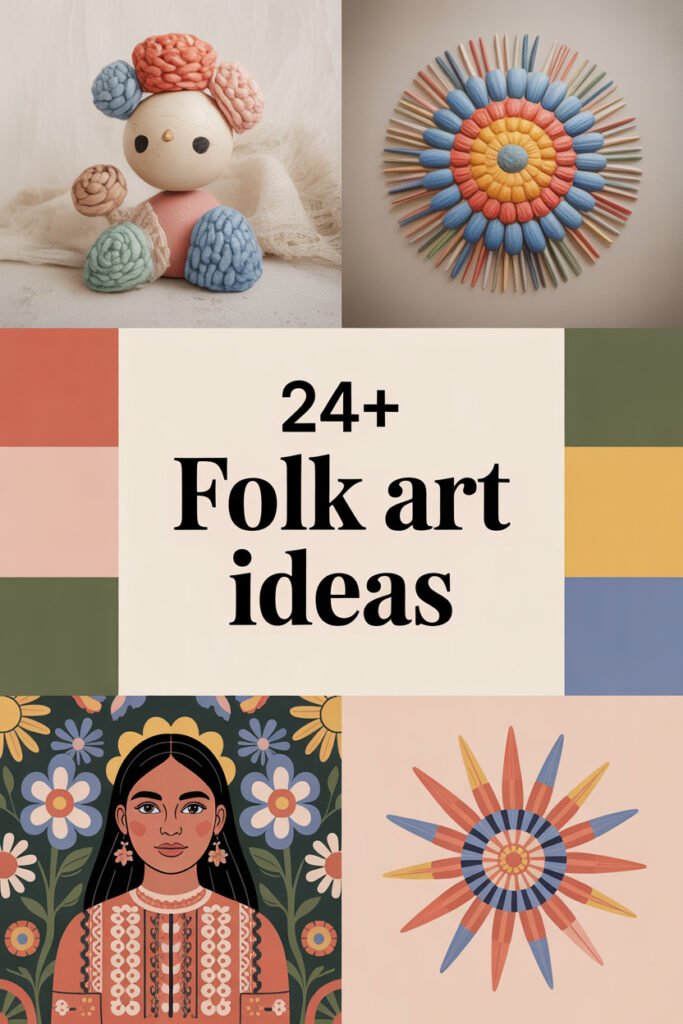 24+ Top Folk Art Ideas to Spark Your Creativity – craftering