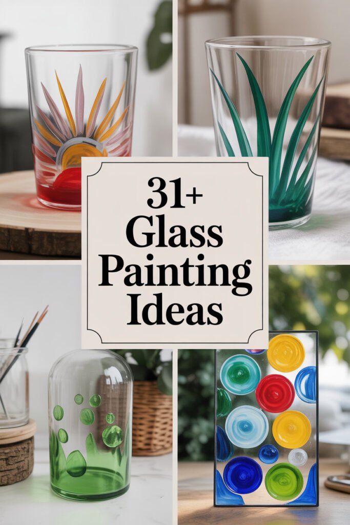 31+ Stunning Glass Painting Ideas to Spark Your Creativity – craftering