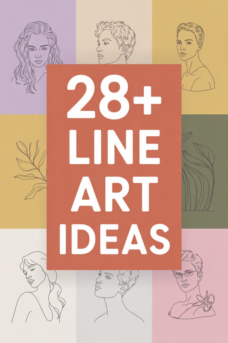 28+ Line Art Ideas to Spark Your Creative Inspiration – craftering
