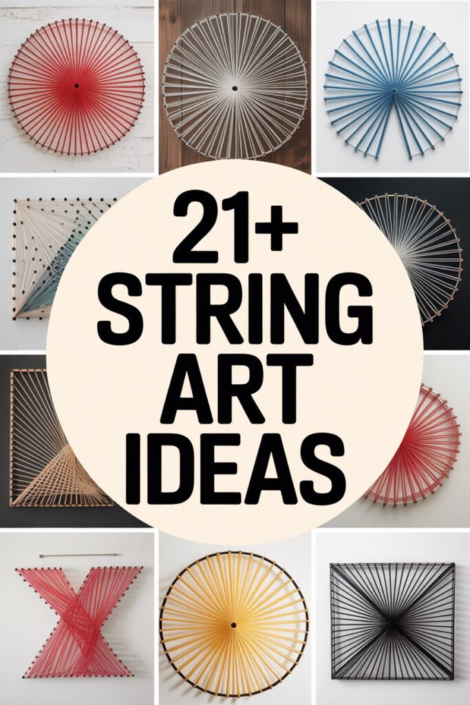 21+ Top String Art Ideas to Brighten Your Space – craftering