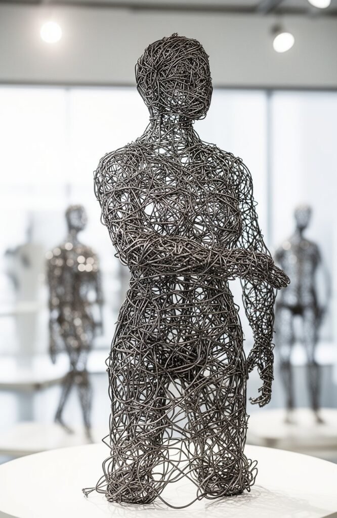 21+ Stunning Ideas to Create Wire Sculpture Art – craftering