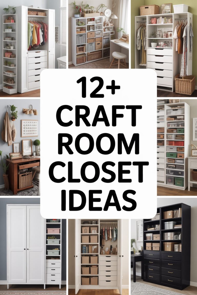 12+ Recommended Ideas for Craft Room Closet Organization – craftering