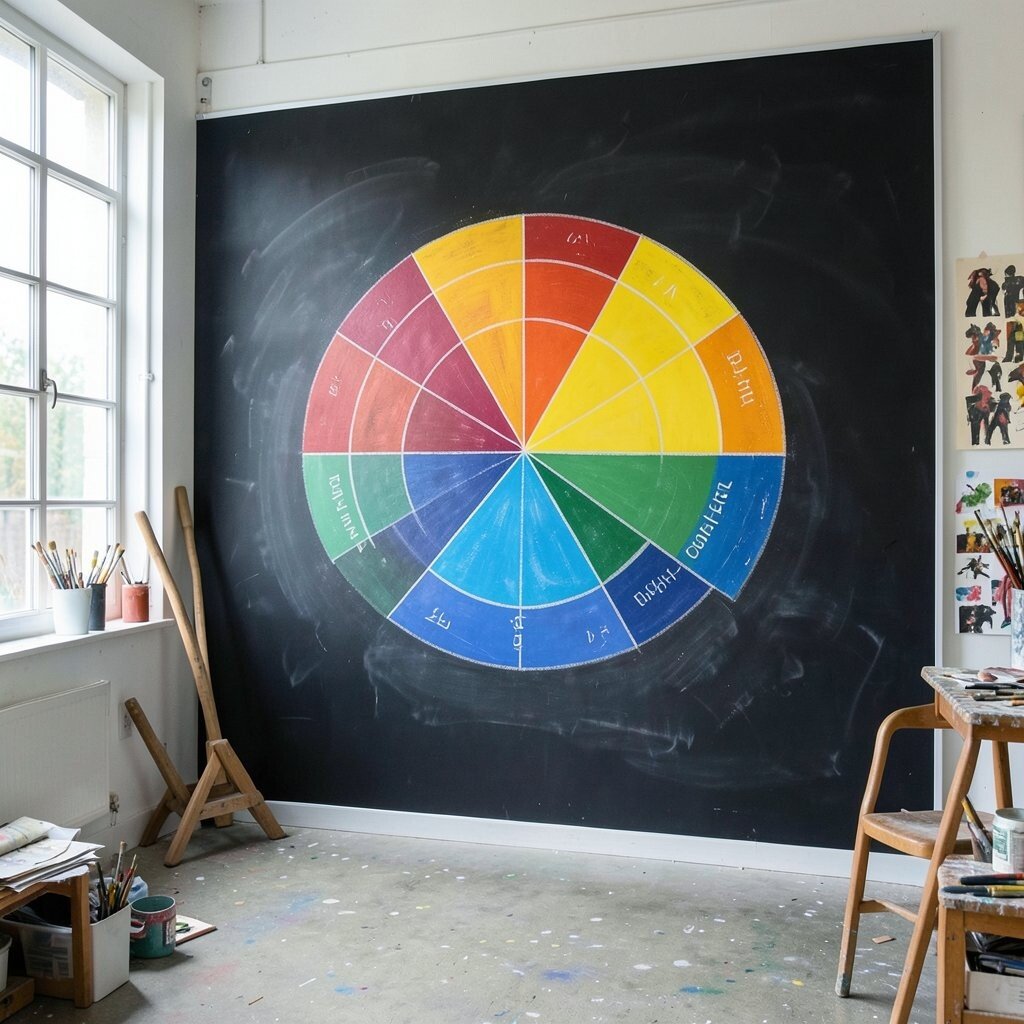 14+ Artsy Chalkboard Mural In Art Studio Ideas – craftering