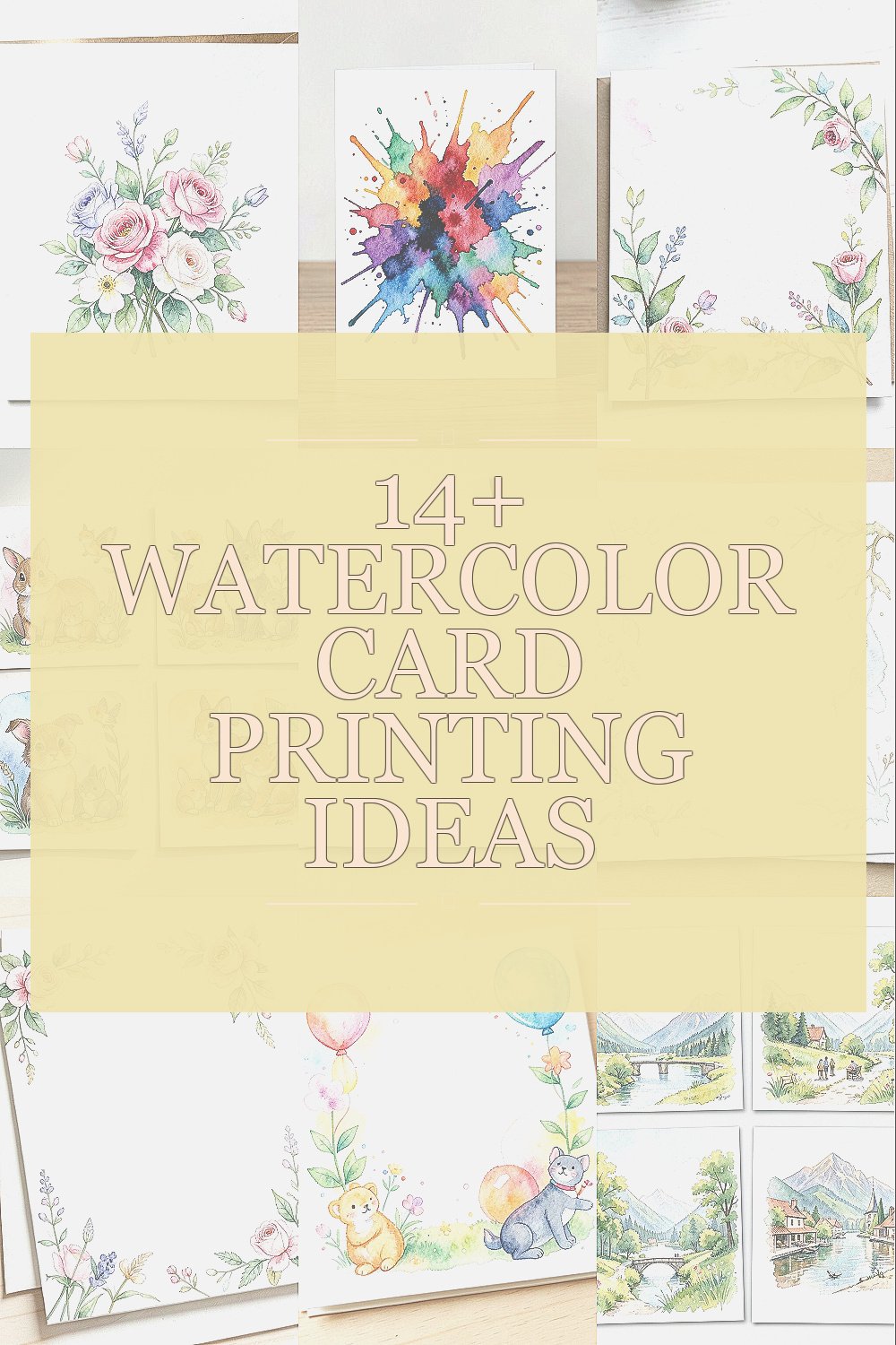 14+ Watercolor Card Printing Ideas To Inspire Creativity – craftering