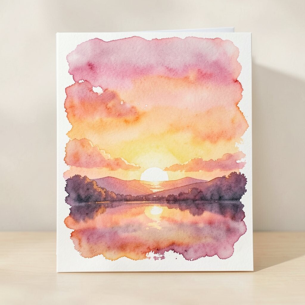 14+ Watercolor Card Without Outlines For Creative Ideas – craftering